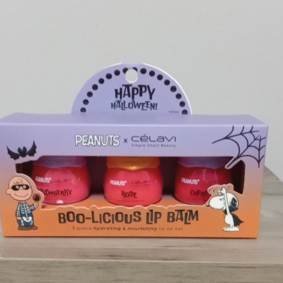 Peanuts x Celavi | Makeup | Boolicious Lip Balm Set Strawberry Rose ...
